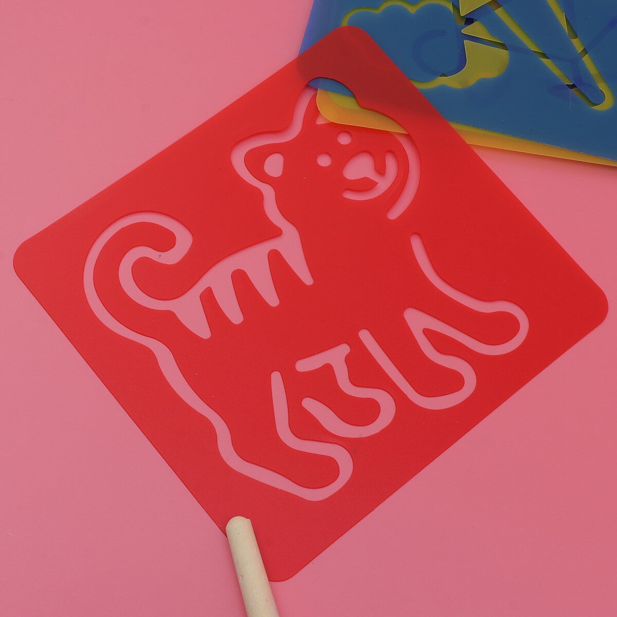 KALLORY 12 PCS Kids Stencils Drawing Template Set Environmental Board ...