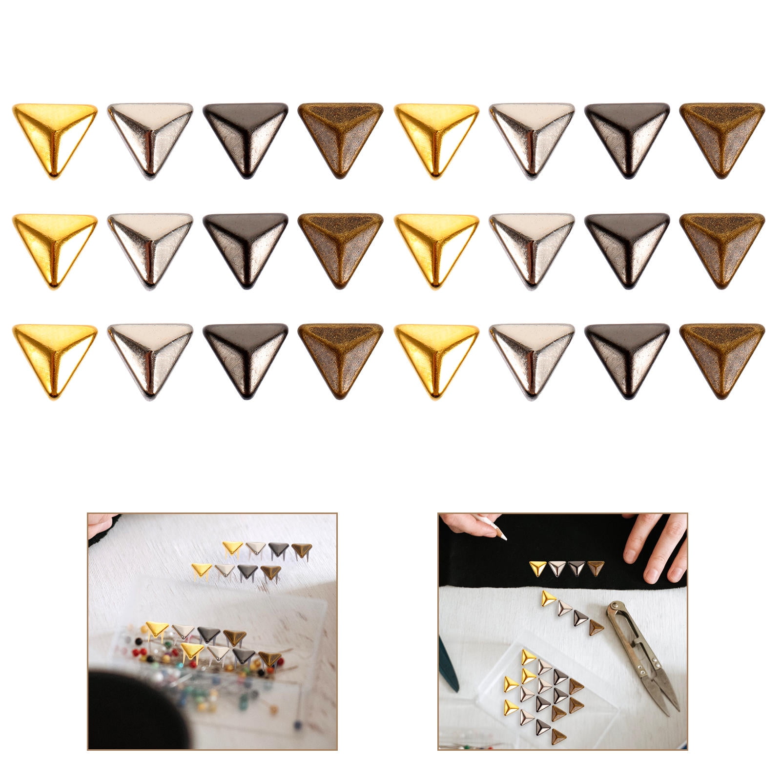 KALLORY 120Pcs Assorted Color Rivets for DIY Clothes and Mini Dolls ...