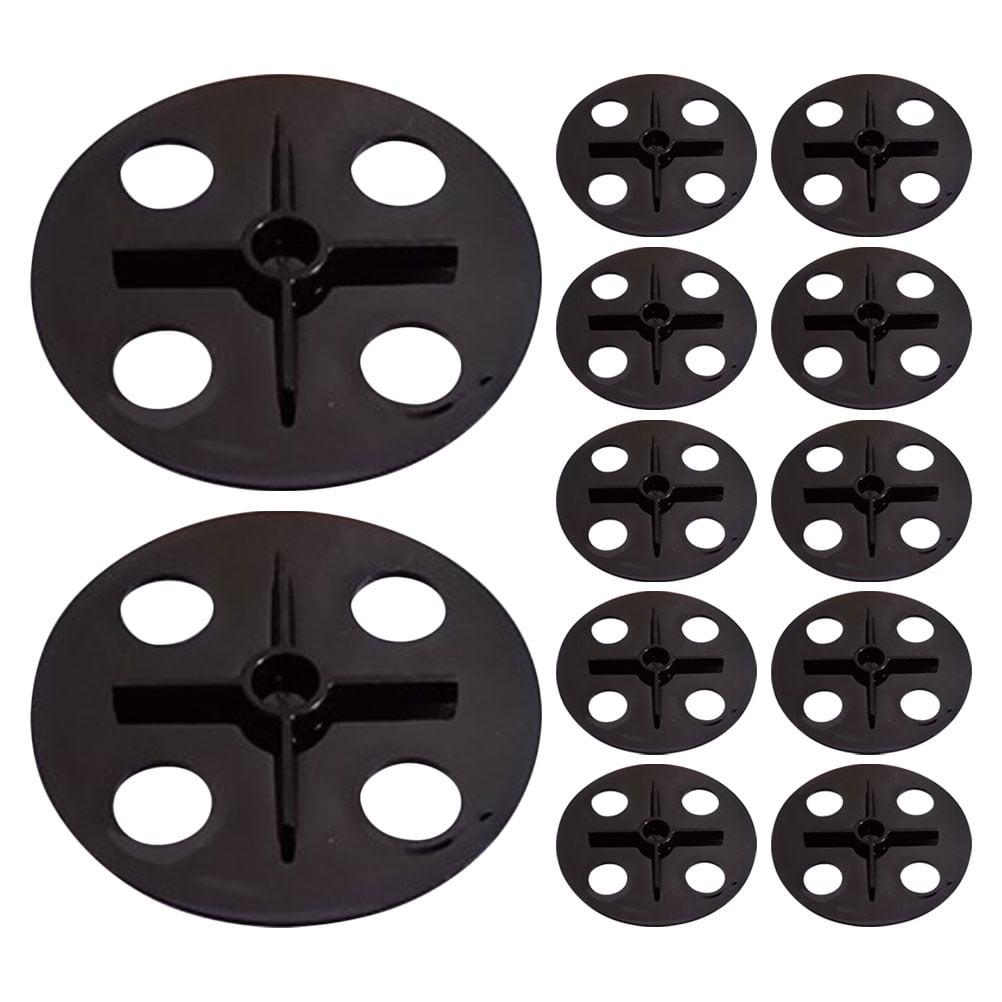 KALLORY 12Pcs Black Plastic Nursery Pot Vent For Garden Plants With Air ...