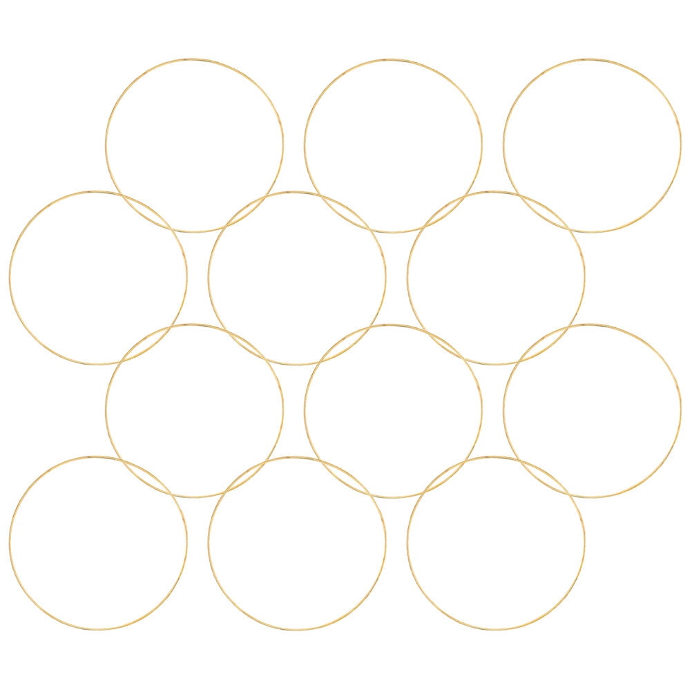 KALLORY 12Pcs Metal Rings for Crafts for Home Decoration - Walmart.com