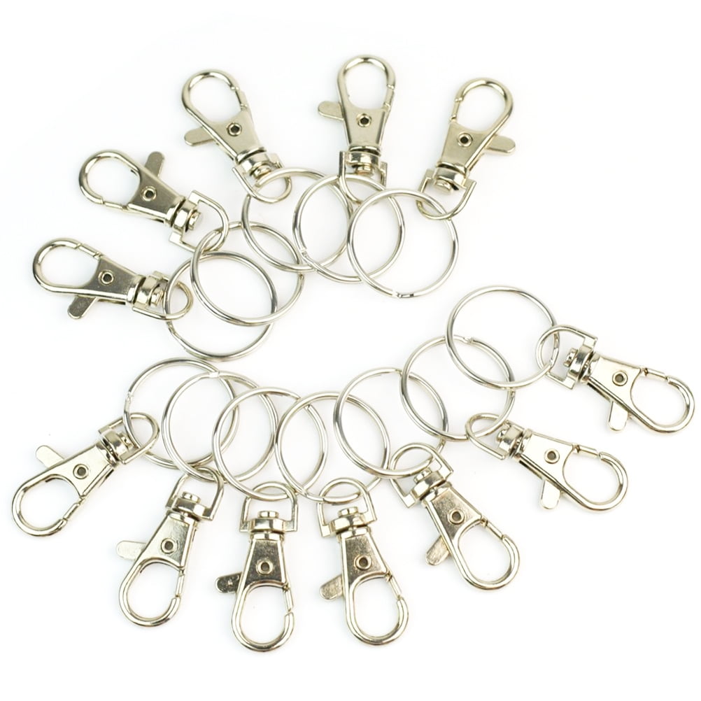 KALLORY 12Pcs Swivel Snap Clip Metal Swivel Snap Hooks for Hanging ...