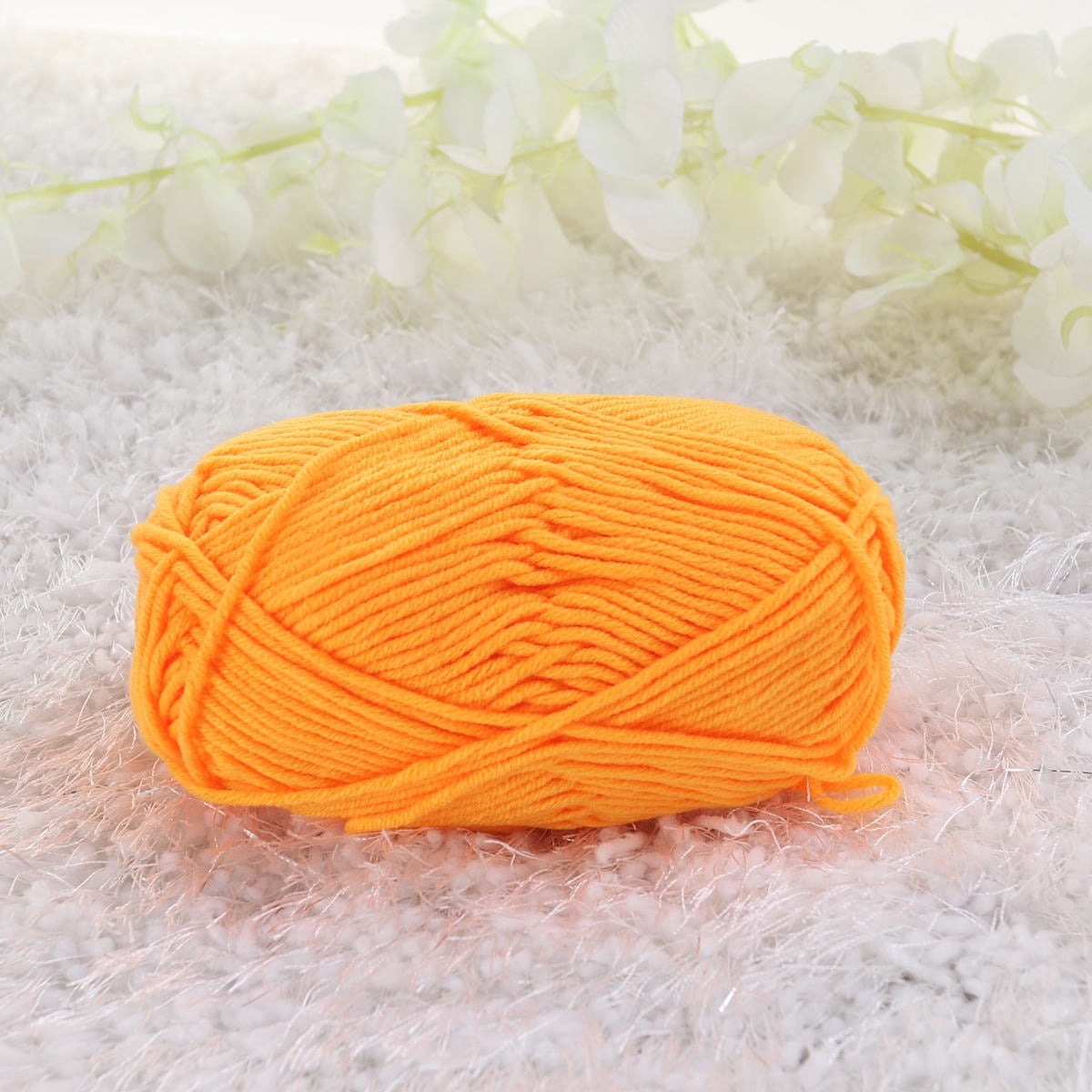 KALLORY 15Pcs Cotton Chunky Hand-Woven Crochet Yarn for Worsted-Weight ...