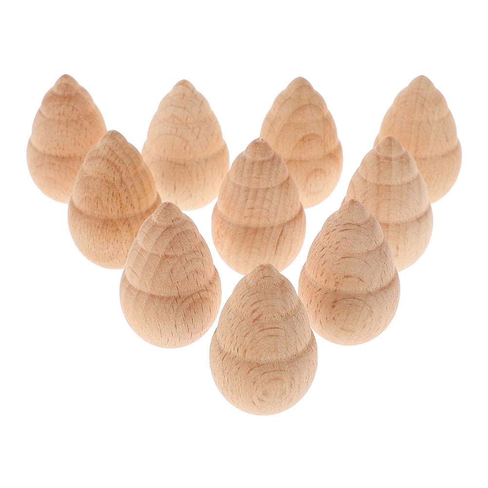 KALLORY 16Pcs Wooden Shoot Head Shaped Toys for Kids and Toddlers ...