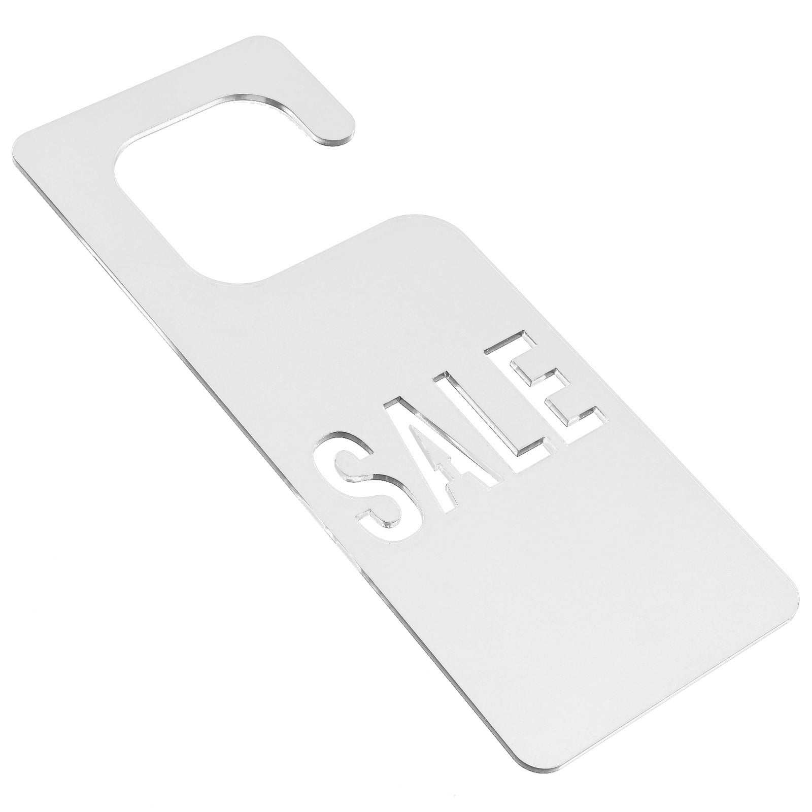 KALLORY 1Pack Acrylic Hanging Card Supermarket Label Holders ...