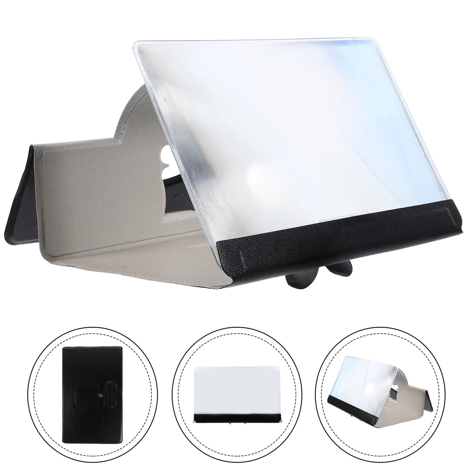 KALLORY 1Pack Cell Phone Screen Magnifier Stand for Elders and Small ...