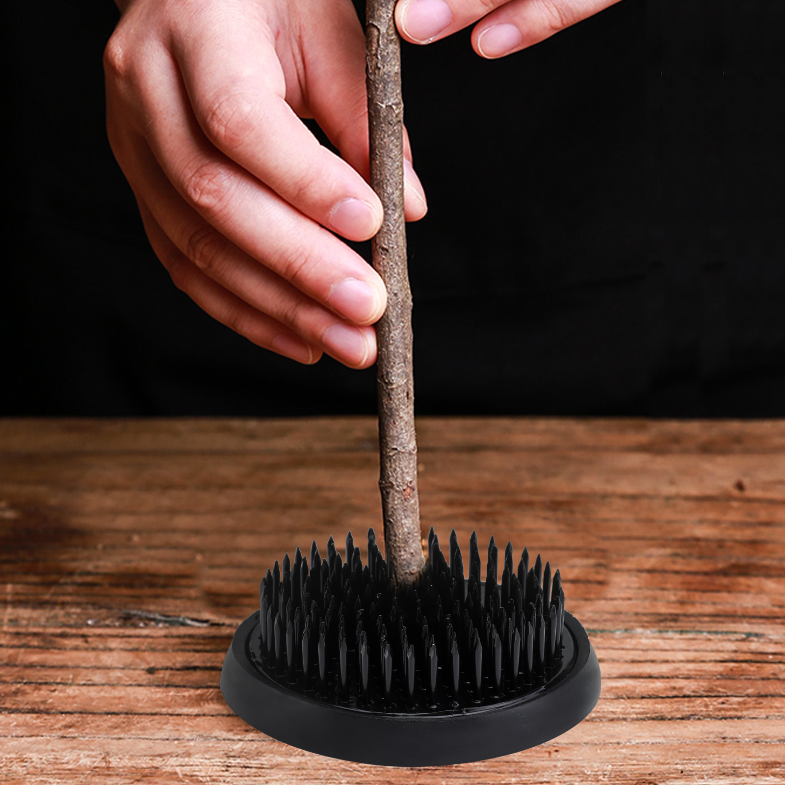 KALLORY 1Pack Flower Arrangement Pin Needle Holder Traditional Chinese ...