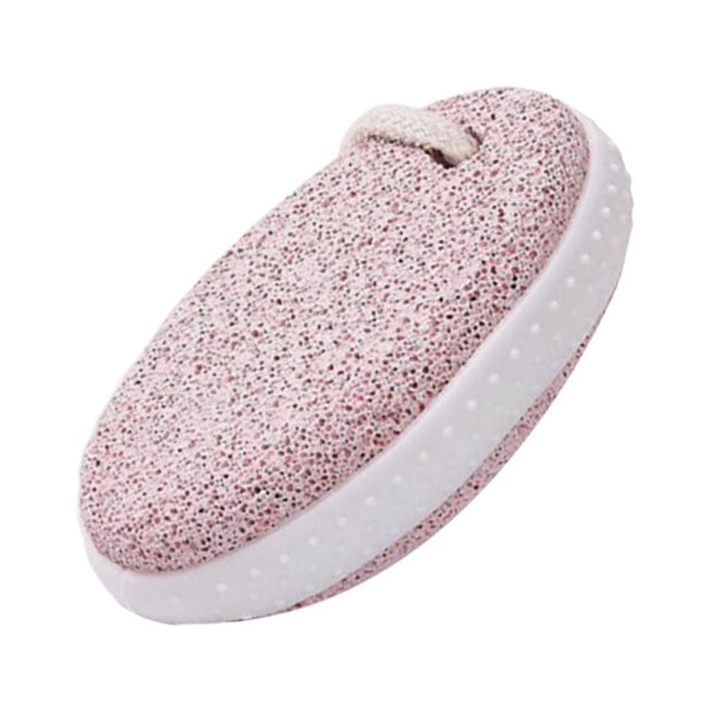 KALLORY 1Pack Oval Pink Pumice Stone 9.5*5.5cm for Removal and Hand ...