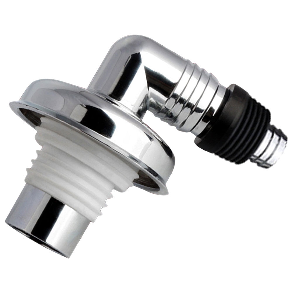 KALLORY SpaceSaving Angled Backflow Preventer Washer Machine Drain ...