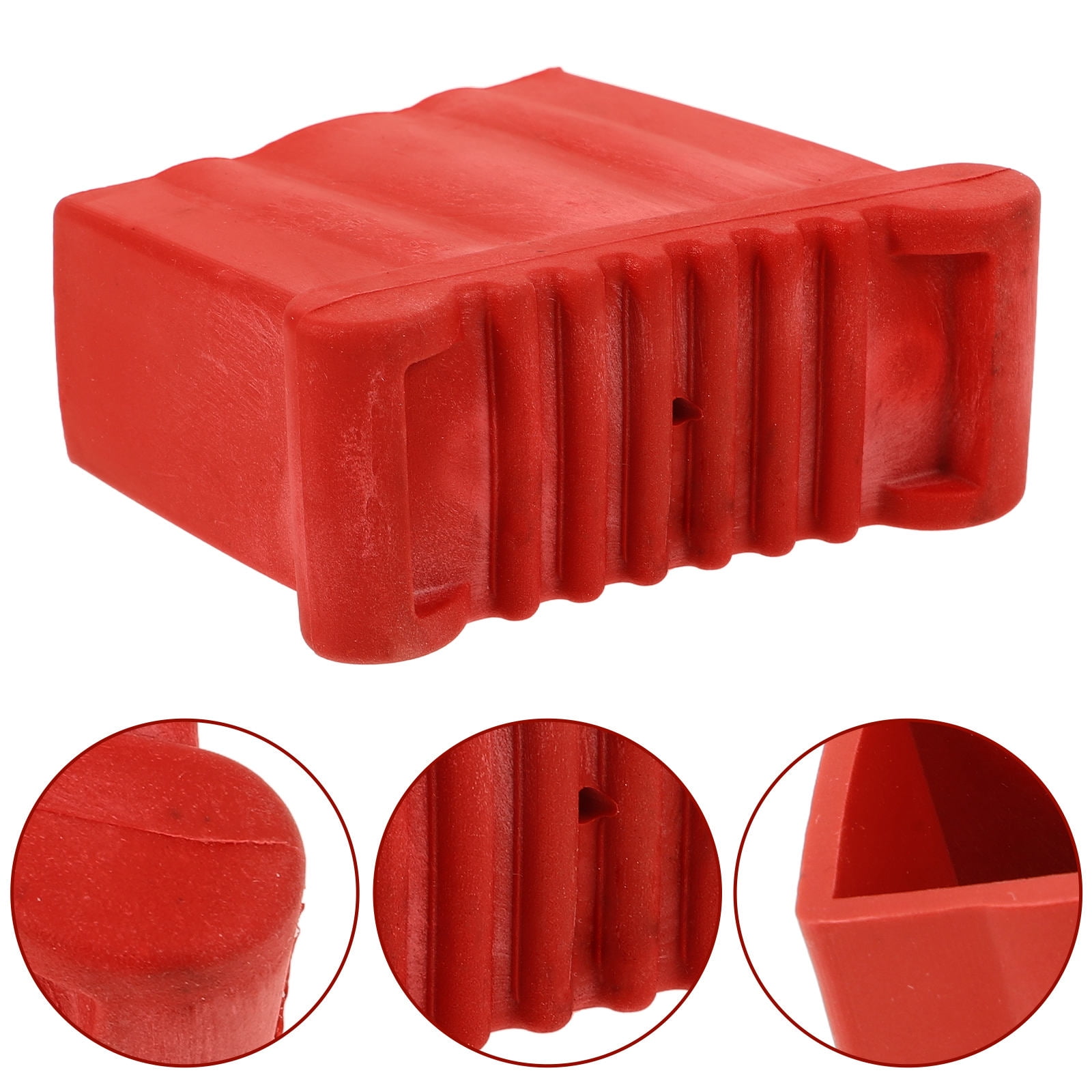 KALLORY 1Pack Red Ladder Feet Cover Ladder Step Mat For Commercial Use ...
