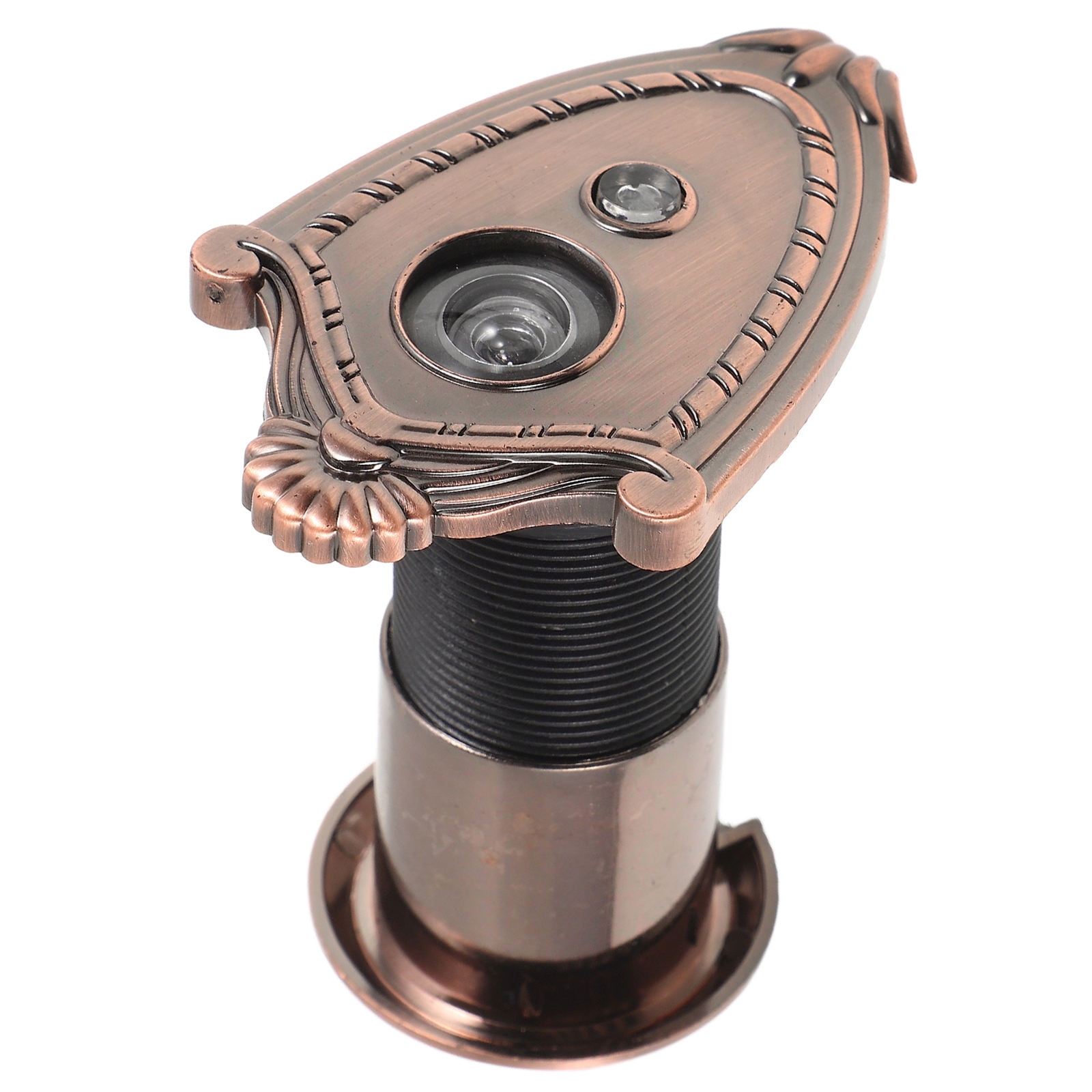 KALLORY 1Pack Round 2-in-1 Design Door Bell Viewer for Entry Door ...