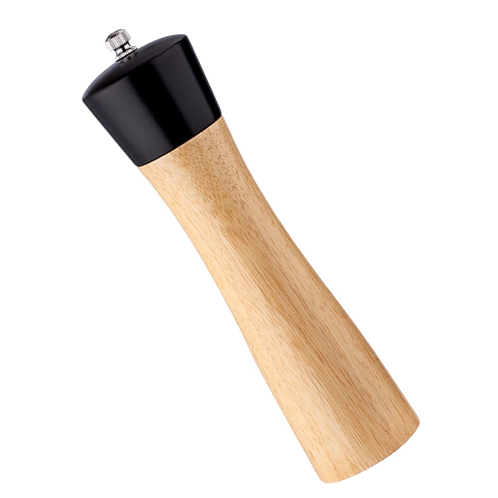 KALLORY 1Pack Salt Grinder Pepper Grinder for Home Use 5x8.5in Wood ...