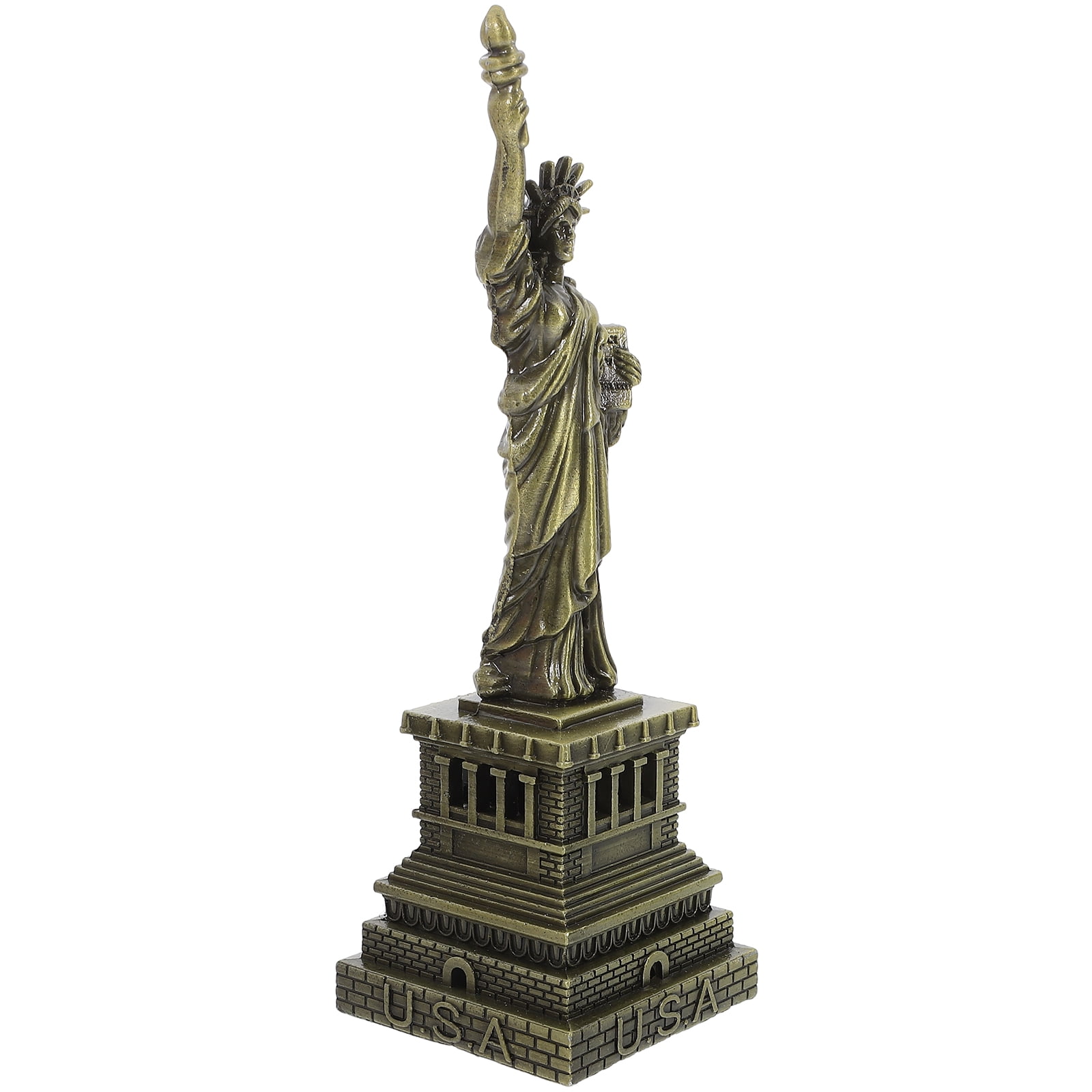 KALLORY 1Pack Statue of Liberty Souvenirs Bronze Miniature Statue for ...