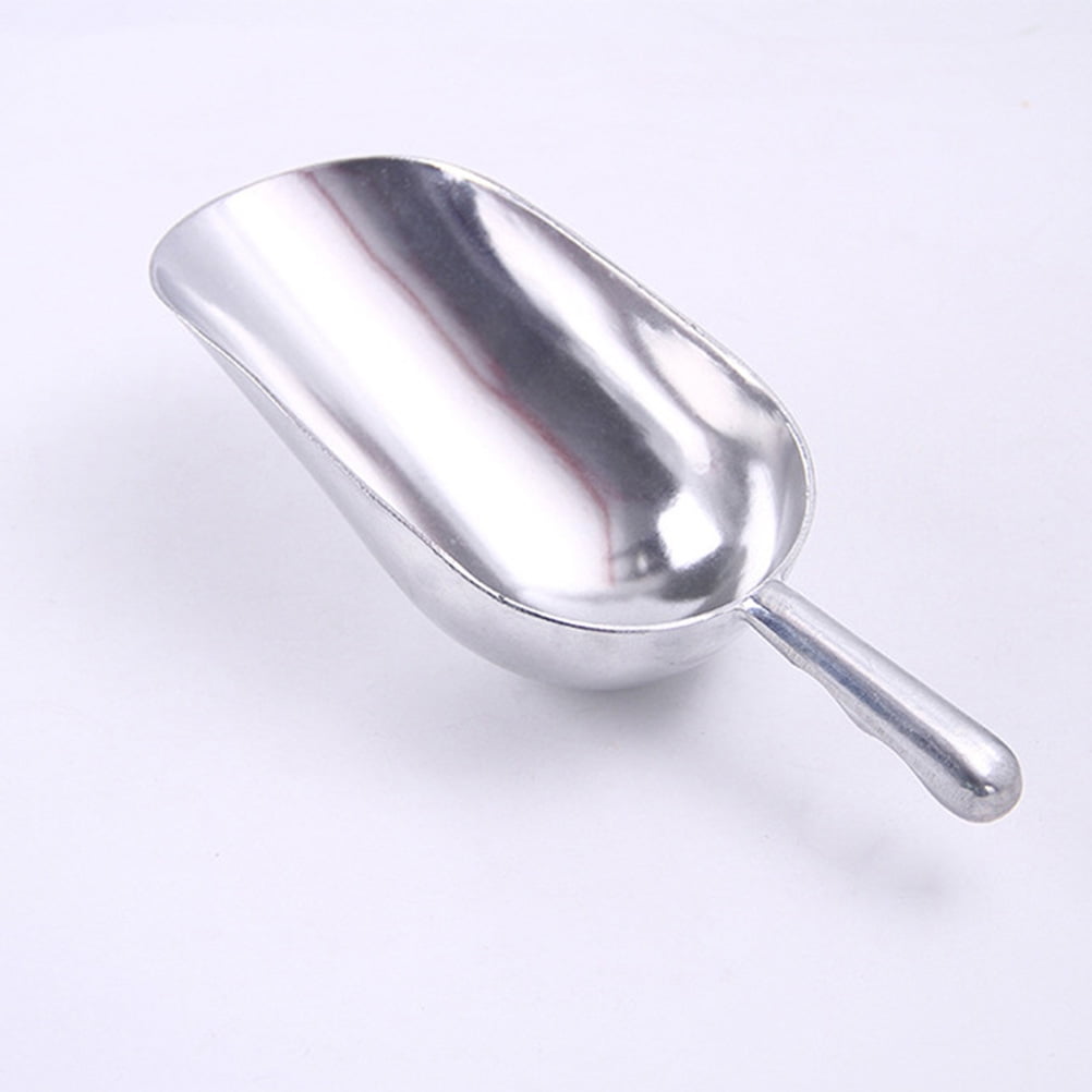 KALLORY 1Pc Heavy Duty Plated Silver Alloy Ice Cube Shovel with ...