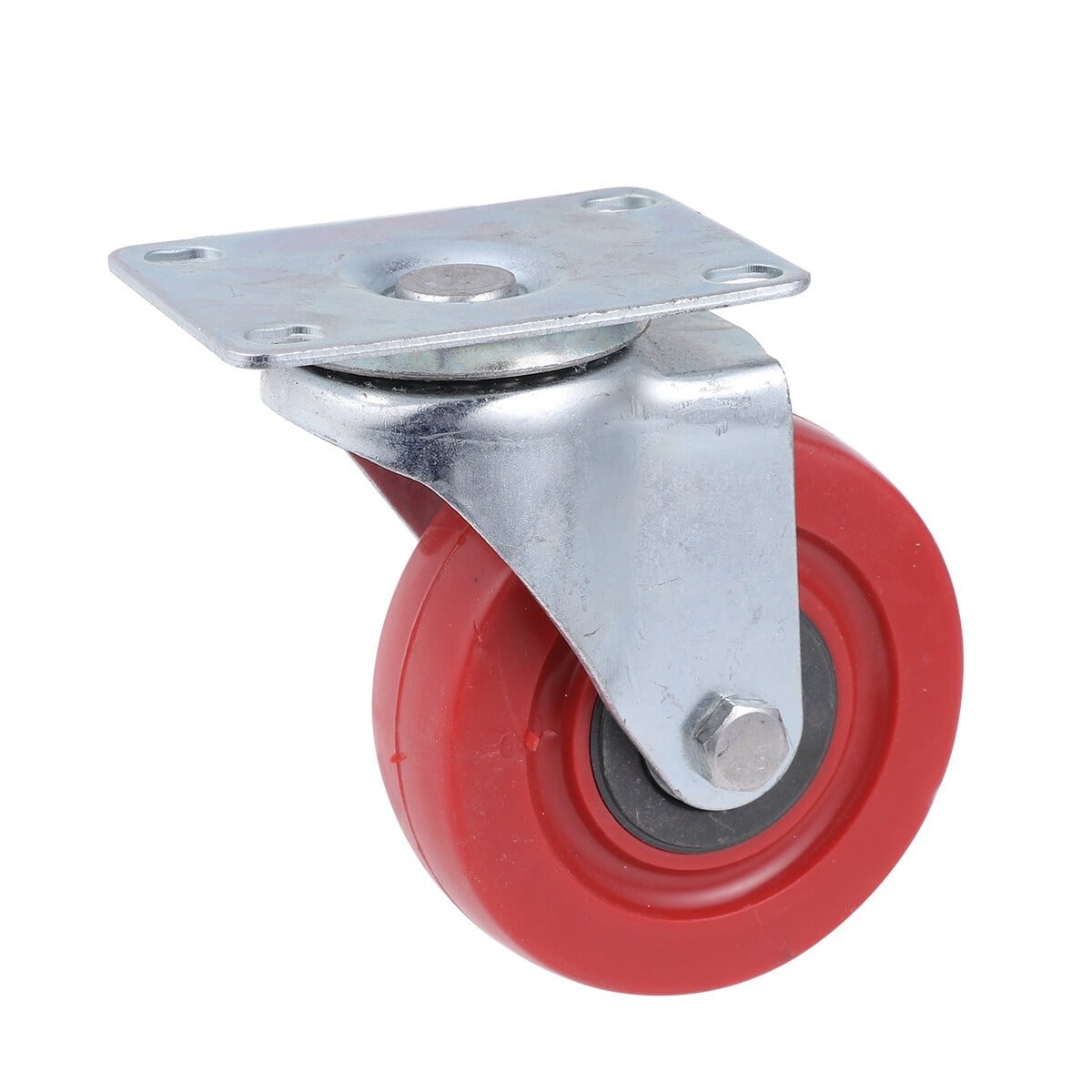 KALLORY 1Pc Red Metal Wheels To Move Heavy Objects 4 Inch - Walmart.com