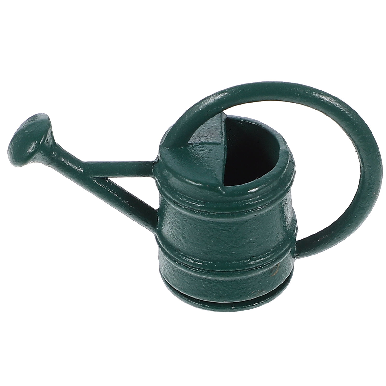 KALLORY 1Pcs Green Iron Miniature Watering Can for Indoor Use and ...