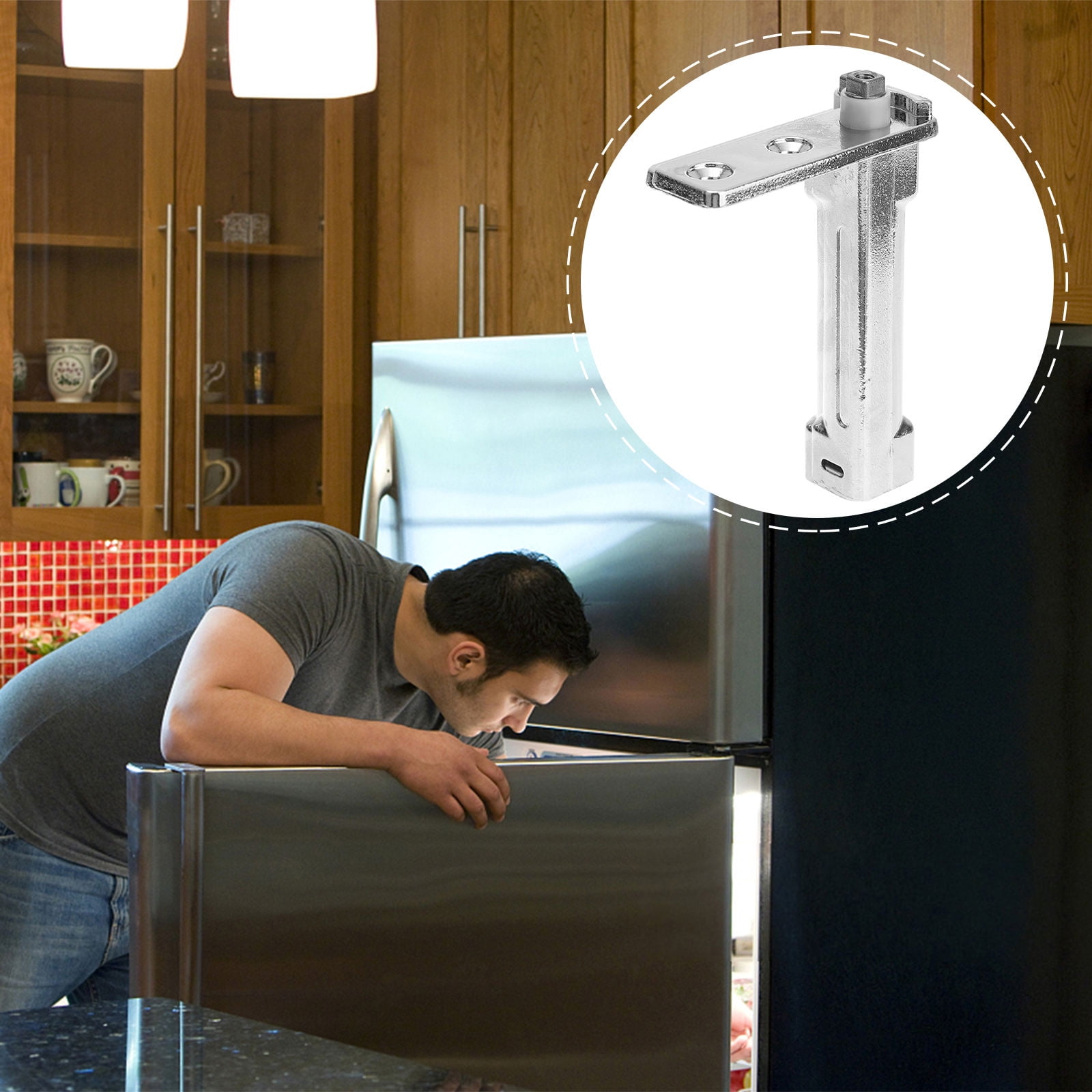 KALLORY 1Pcs Pivot Hinge for Refrigerator Freezer Durable and High ...