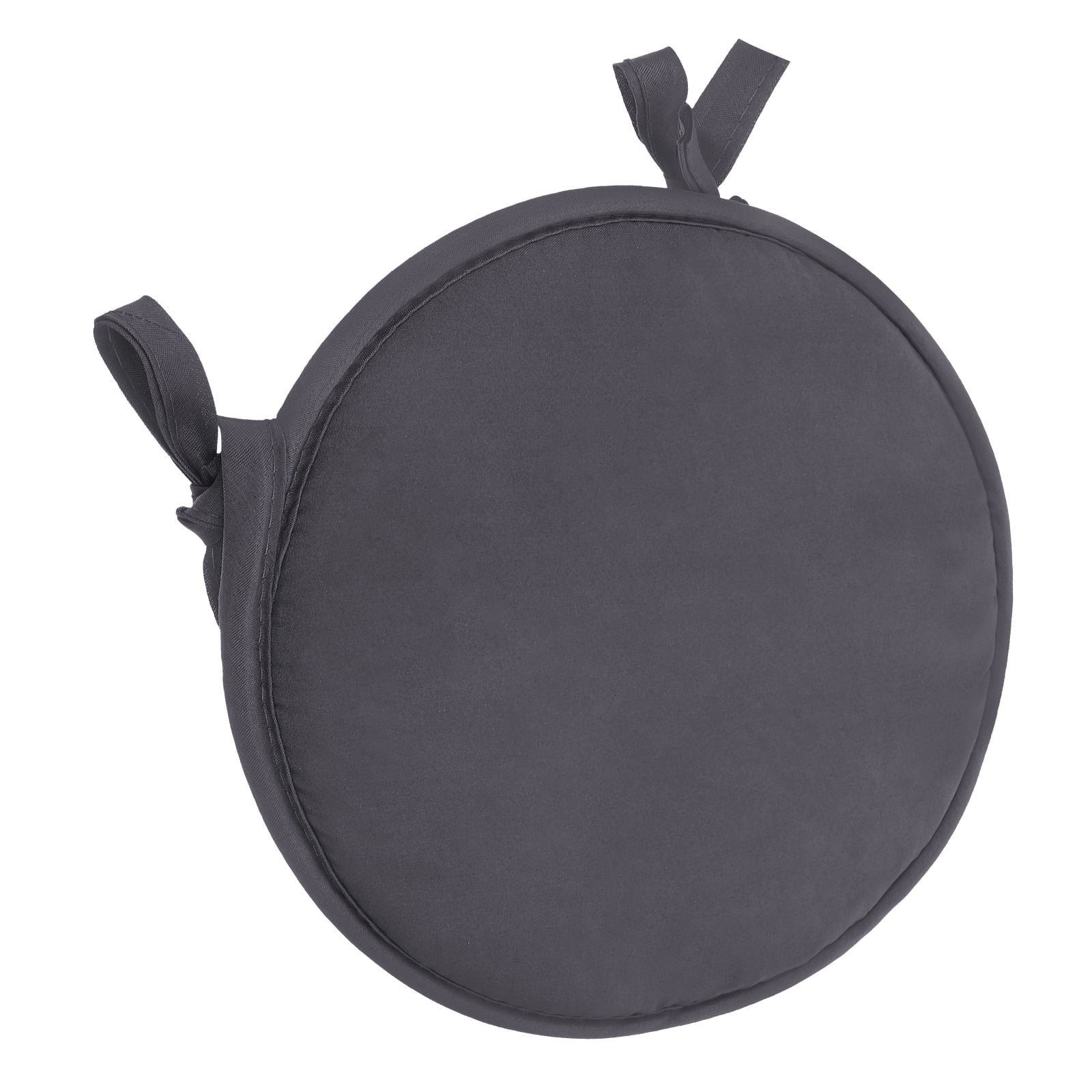 KALLORY 1-Pack Round Dining Chair Seat Cushion Dark Grey Comfortable ...