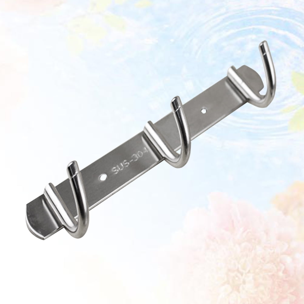 KALLORY 1Pcs Stainless Steel Clothes Hat Hooks For Hanging Coats Wall ...