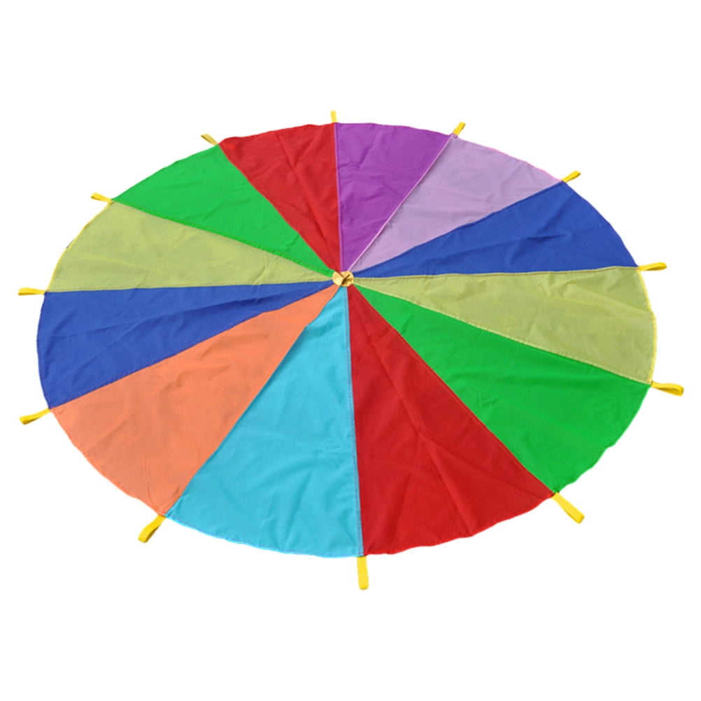 KALLORY 1Pcs Toy Parachute for Kids Play Rainbow 79x79in - Walmart.com