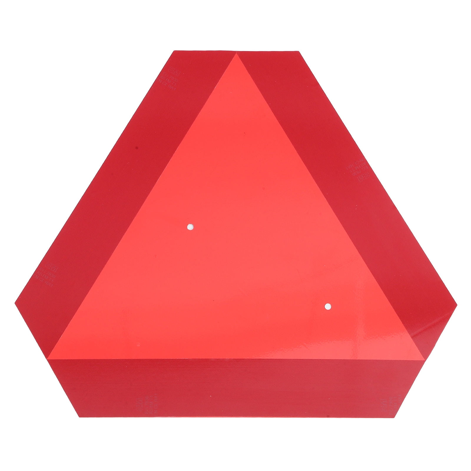 KALLORY Slow Moving Vehicle Triangle Reflective Sign Red 1Pack 16.35X14 ...