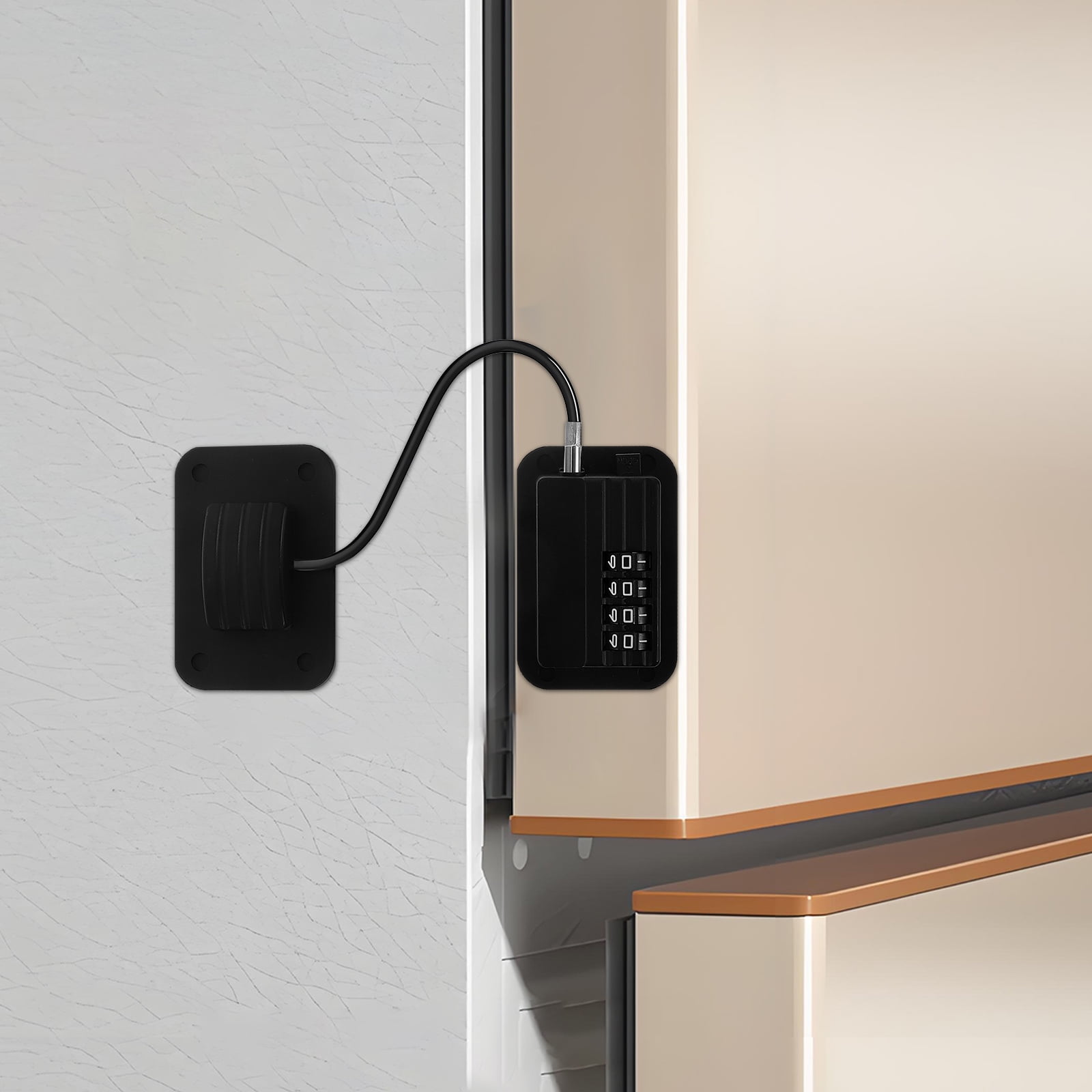 WRITWAA Kitchen Freezer Lock 1Pack Black Abs For Child Safety And ...