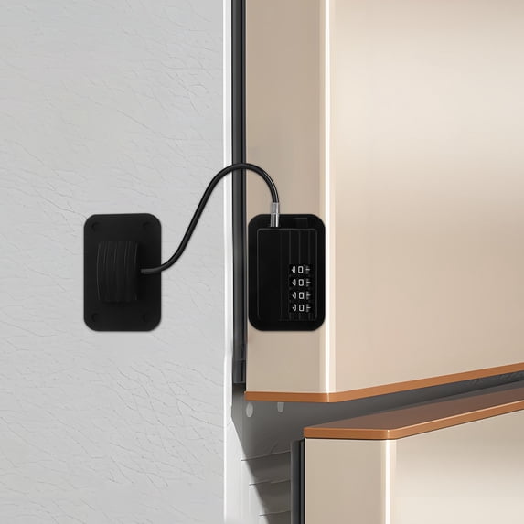 WRITWAA Kitchen Freezer Lock 1Pack Black Abs For Child Safety And ...