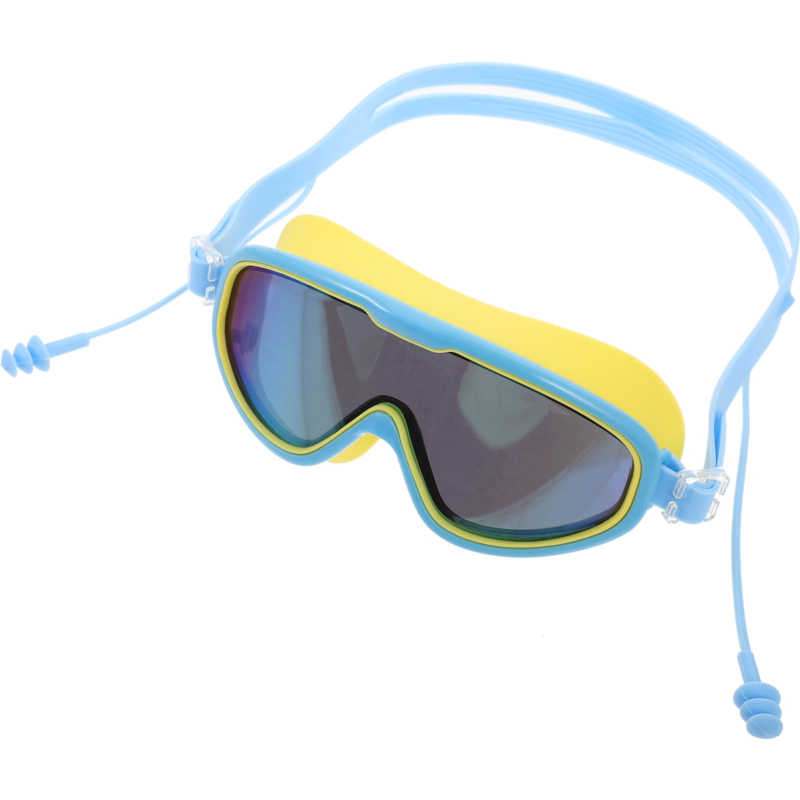 KALLORY 1Set Childrens Cartoon Goggles Pc Silicone Curved Frame Uv ...