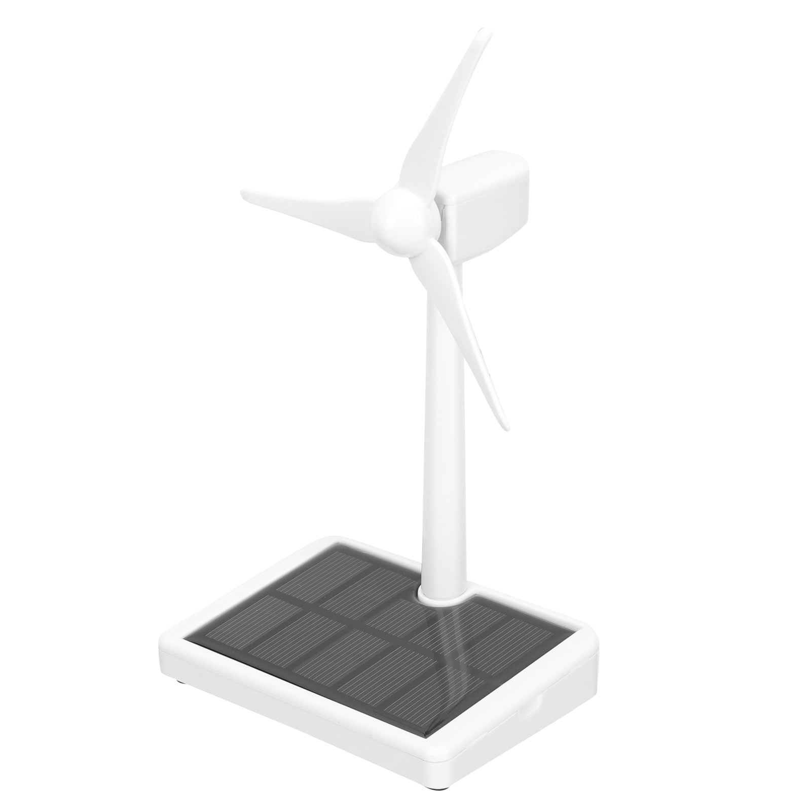 KALLORY 1Set Diy Desktop Wind Turbine Model Solar Powered Rotating ...