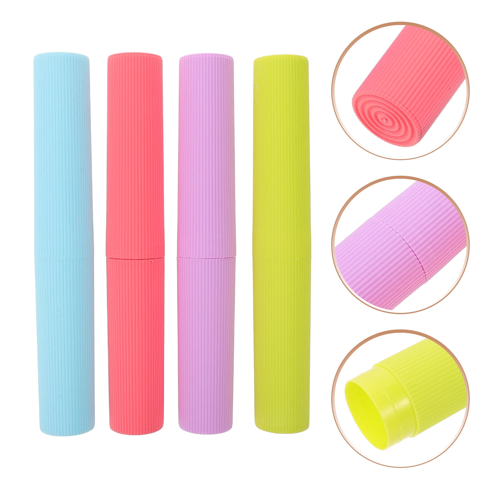 KALLORY 1Set Green Toothbrush Travel Container Portable Box Business ...