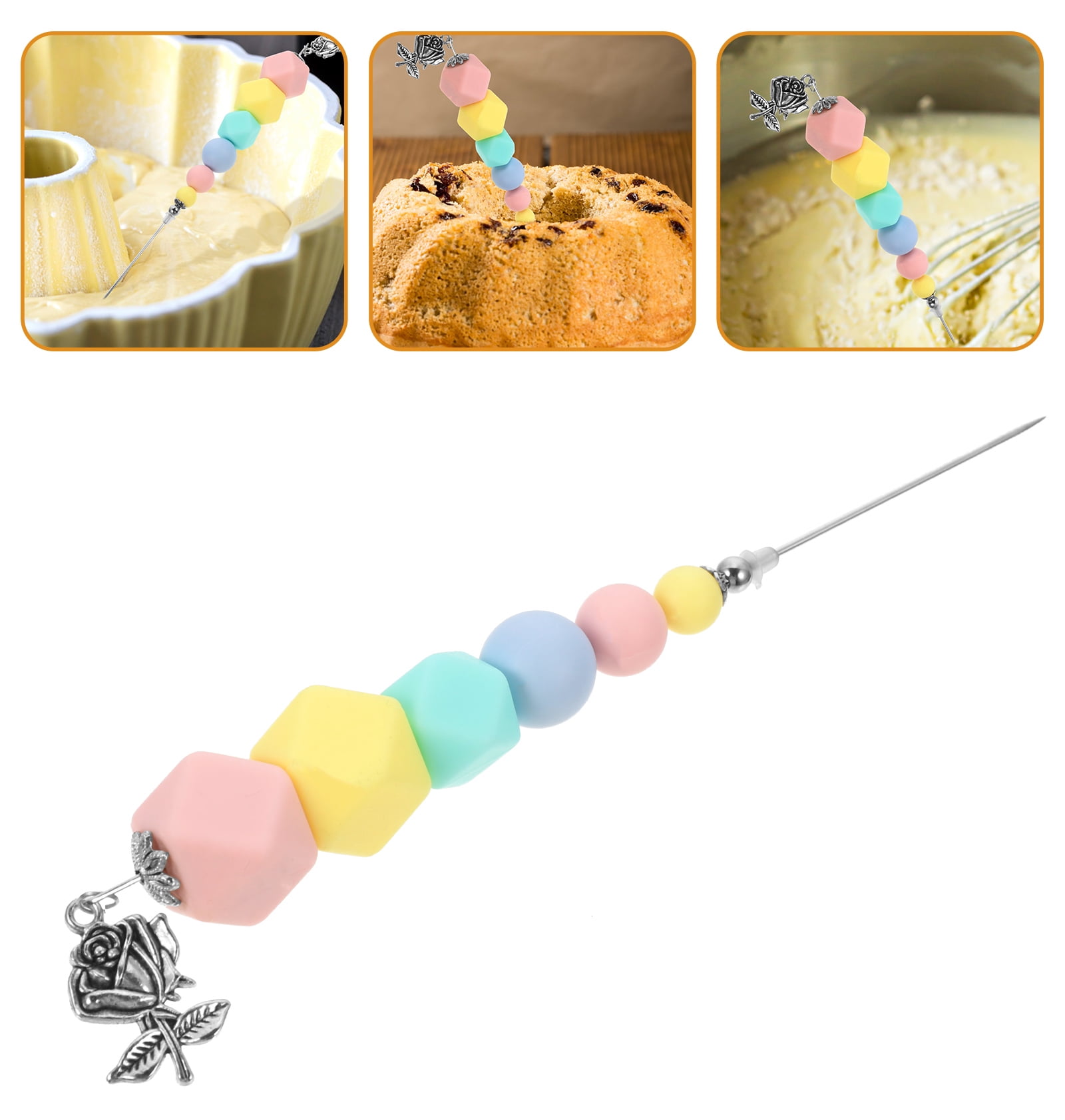 KALLORY 1Set Icing Needle Set Pendant Style Kitchen Decor Scribe Tool ...