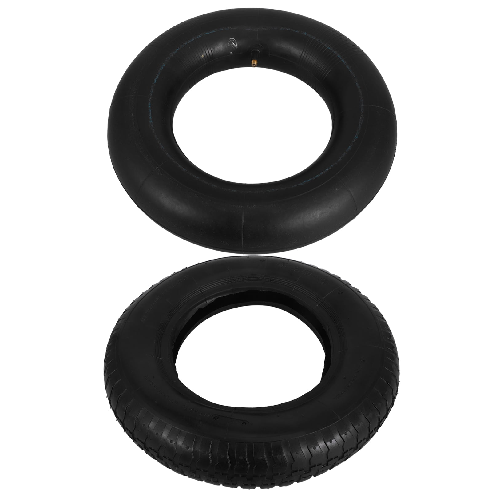 KALLORY 1Set Inner Tube Set Black Rubber Straight Valve Design for ...