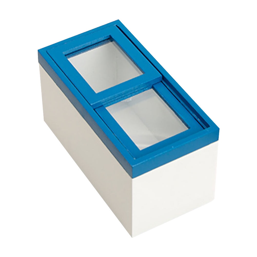 KALLORY 1Set Mini Horizontal Freezer Model for Children White 11.8X2 ...