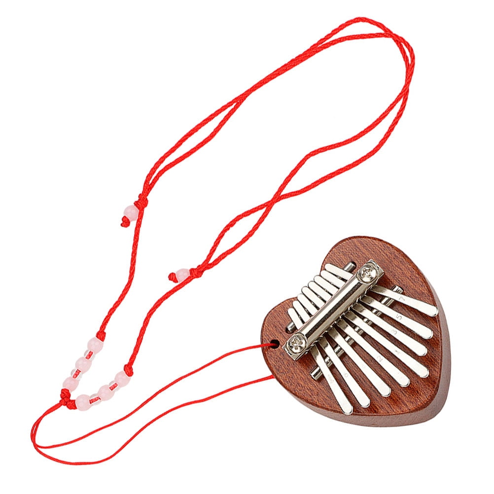 KALLORY 1Set Mini Kalimba 8 Keys Finger Piano for Adult Portable ...