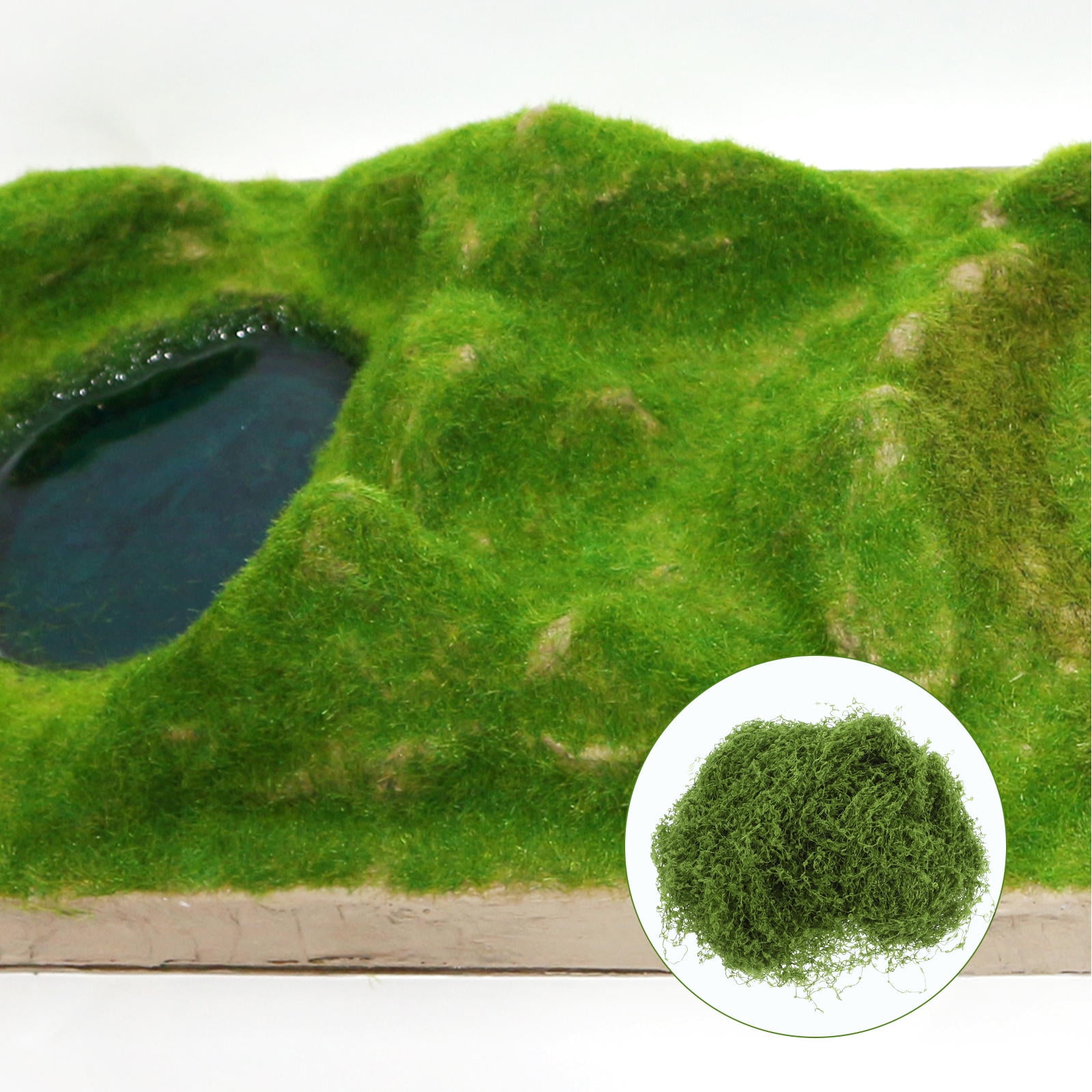 KALLORY Light Green Simulation Vines for Model Railway Scenery, Cotton ...