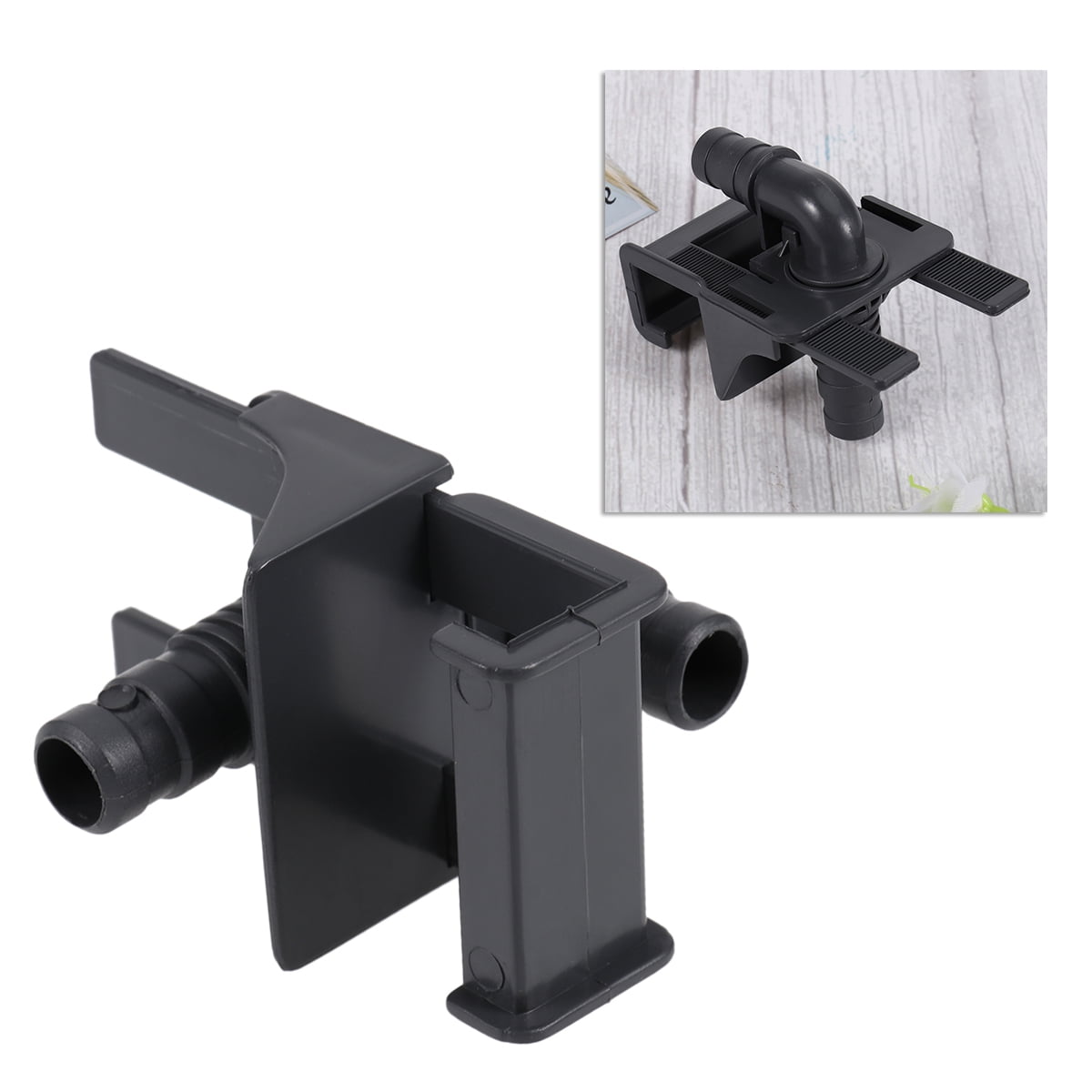 KALLORY 1Set Reduced Glue Application Professional Bent Shape Fish Tank ...