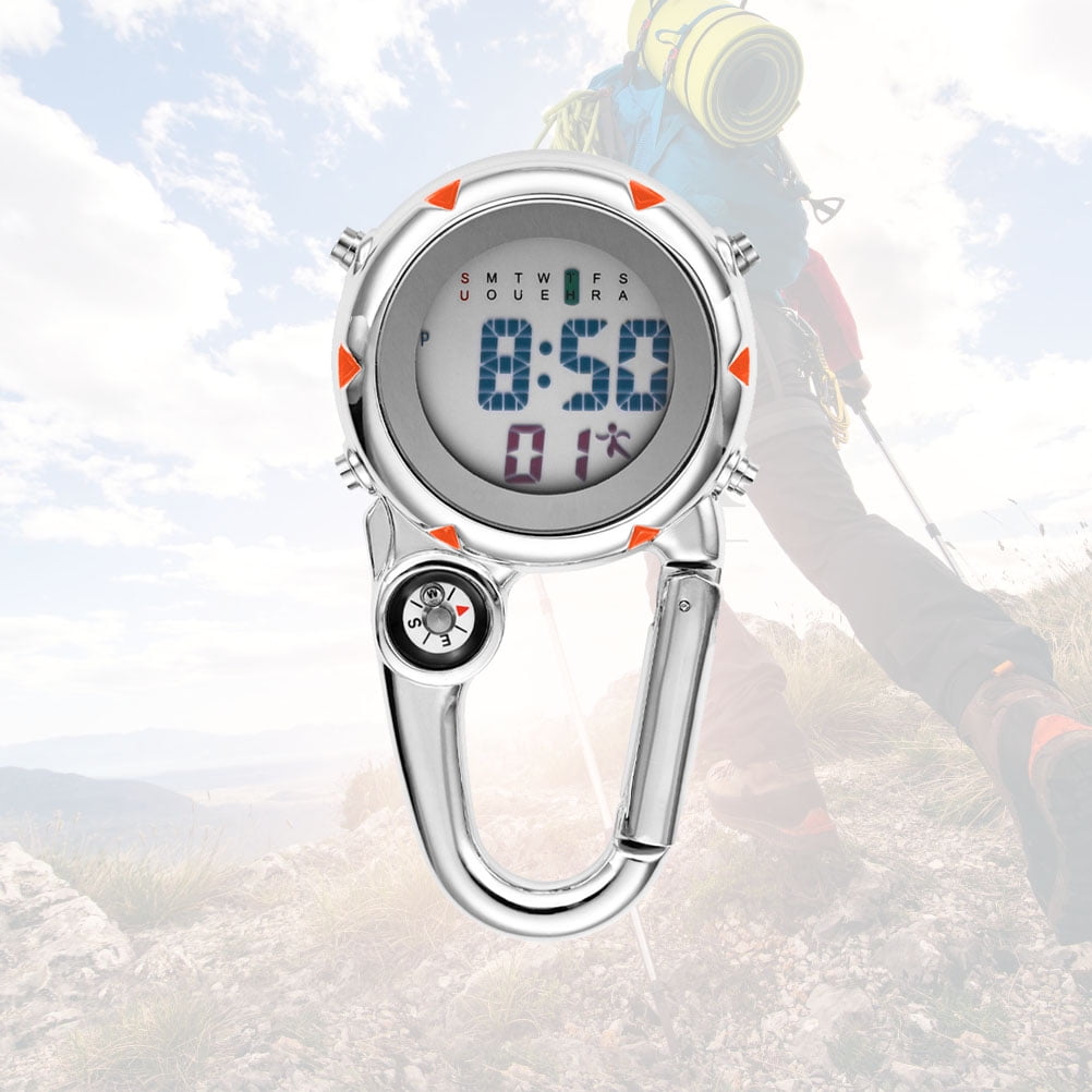 KALLORY 1Set Small Watch Carabiner For Paramedics With Time Display And ...