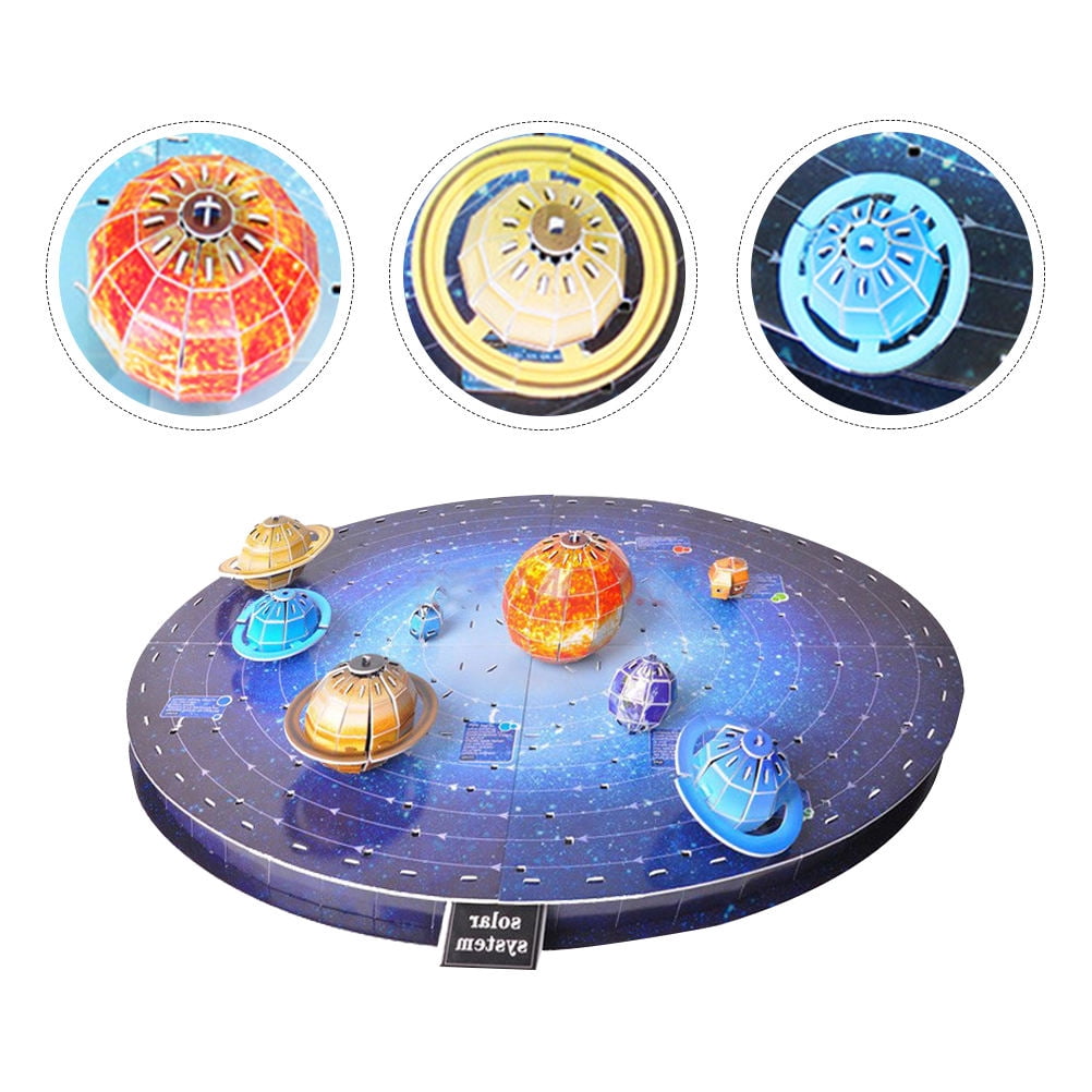 KALLORY 1Set System Puzzle MultiColored Educational Toy Planets For ...