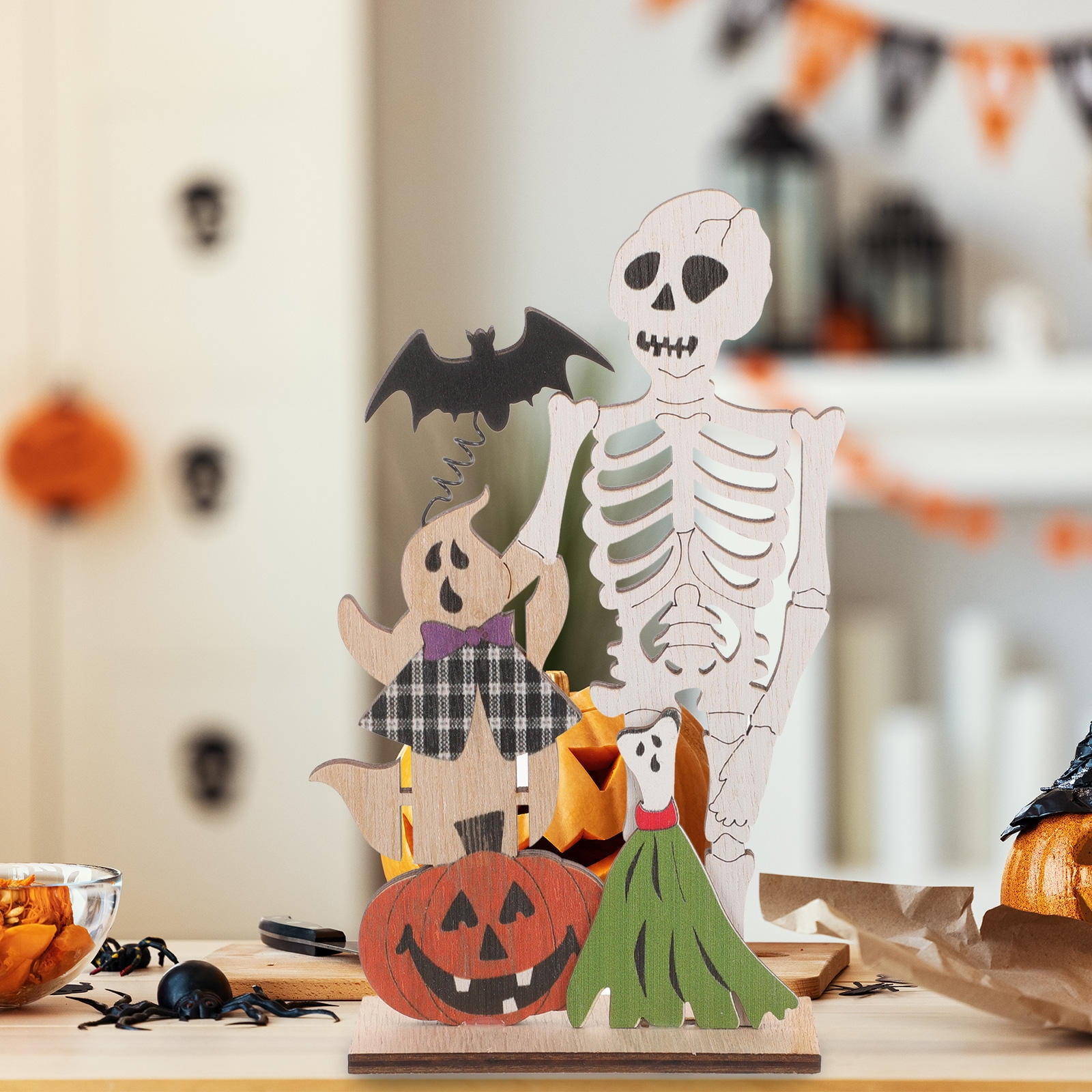 KALLORY 1Set Table Centerpiece Sign Wooden Craft for Decor - Walmart.com