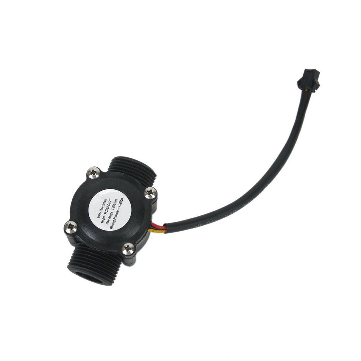 KALLORY 1Set Water Flow Sensor with 4 External Thread for Water Vending ...