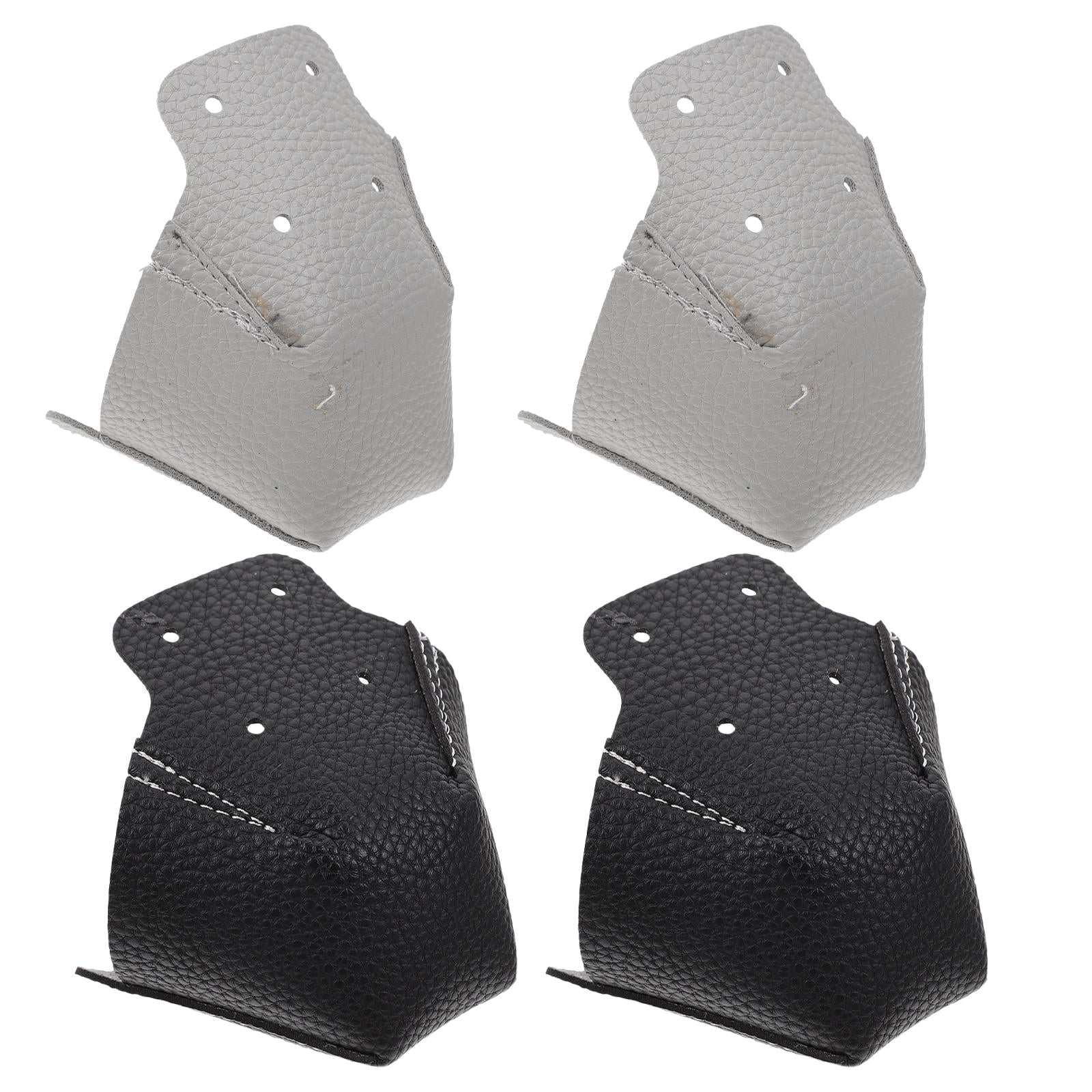 KALLORY 2 Pairs Roller Skates Toe Covers Black Protect Skate Heads for ...