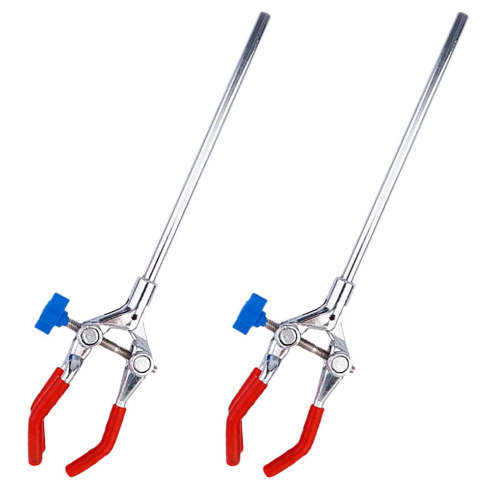 KALLORY 2 Pcs Extension Flask Clip Clamp Lab Holder 3-finger Flasks ...