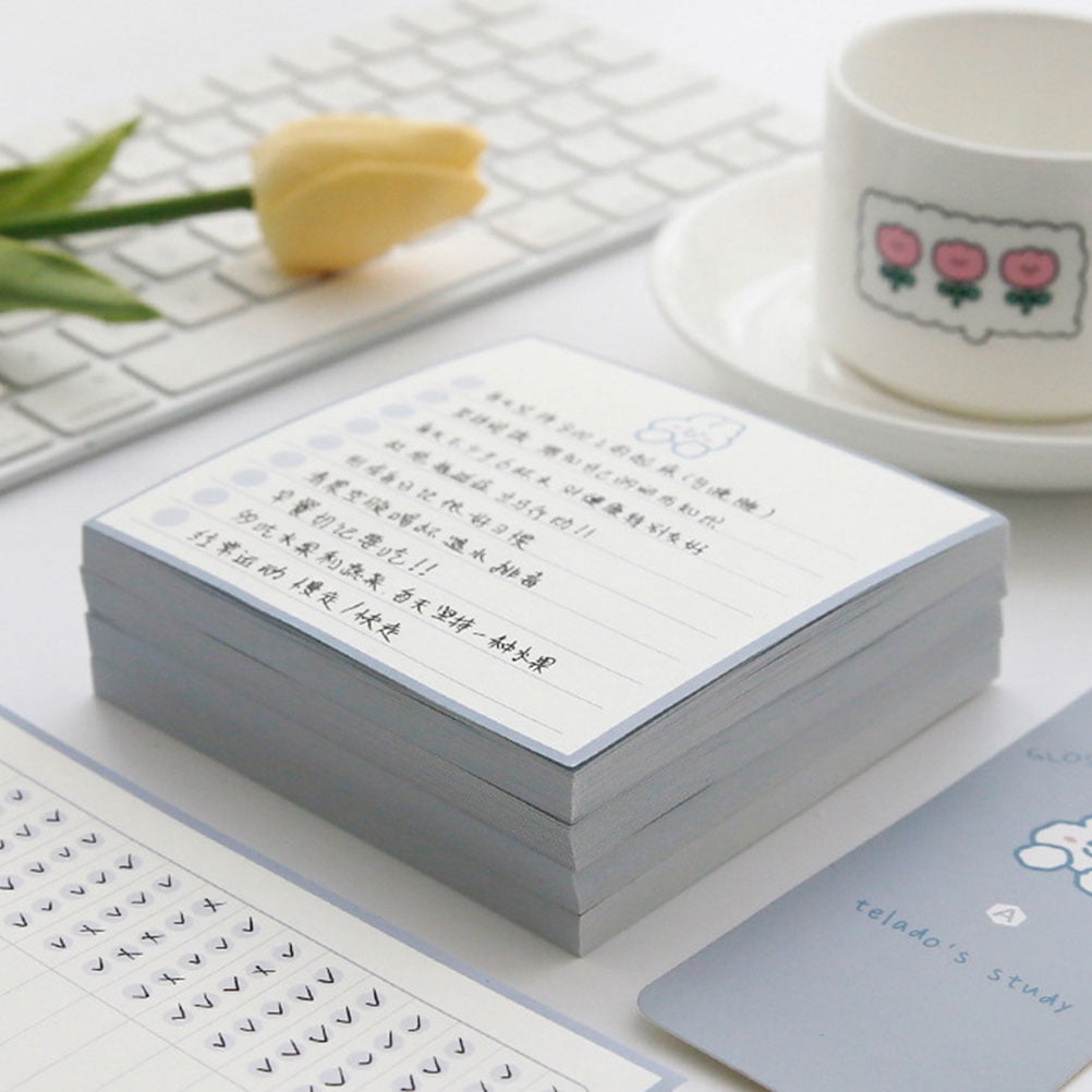 KALLORY 2 Pcs Memo Pad Pads Writing Refillable Notepad Travel Student ...