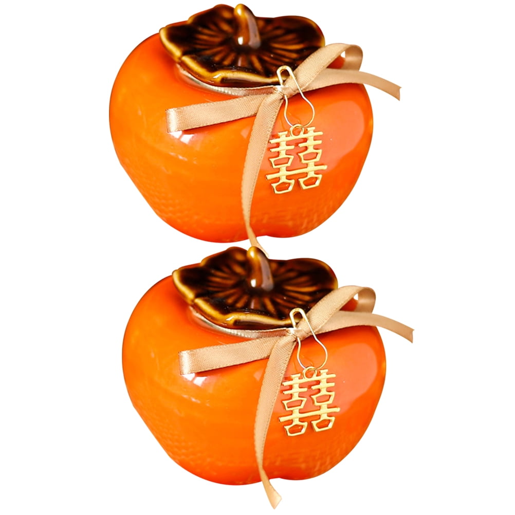 KALLORY 2 Pcs Small Jars with Lids Chocolate Container 8x8x8cm ...