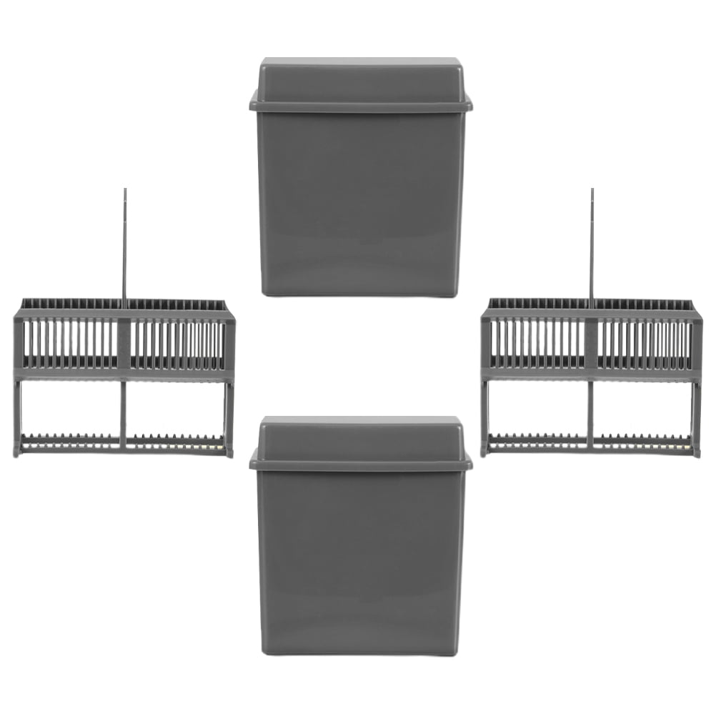 KALLORY 2 Sets Slides Staining Jars and Racks for Researchers 11.8x4 ...