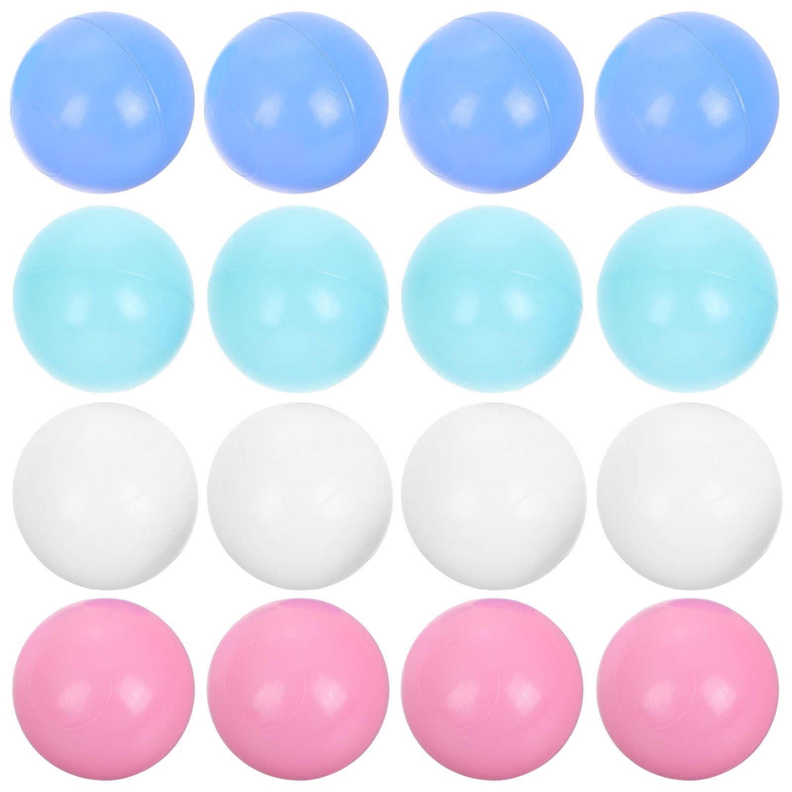 KALLORY 200Pcs Ocean Ball Plastic Balls for Playpit Filler Pastel ...