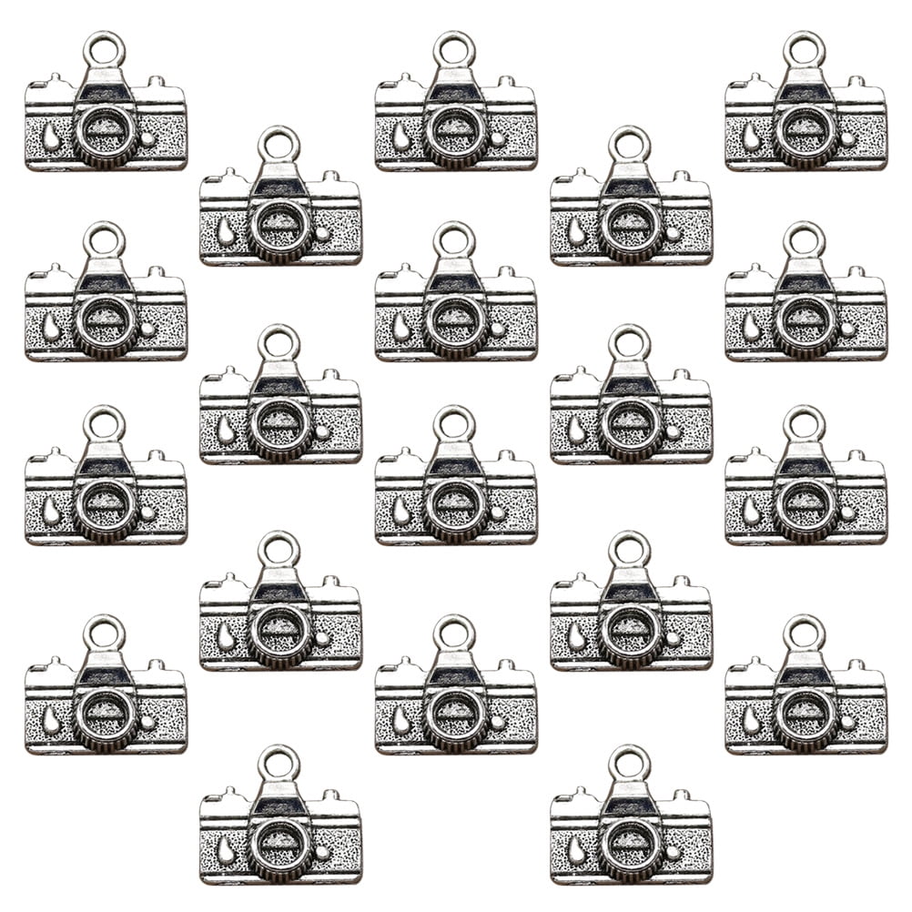 KALLORY 20Pcs Alloy Camera Pendant for DIY Accessory and Cosplay ...