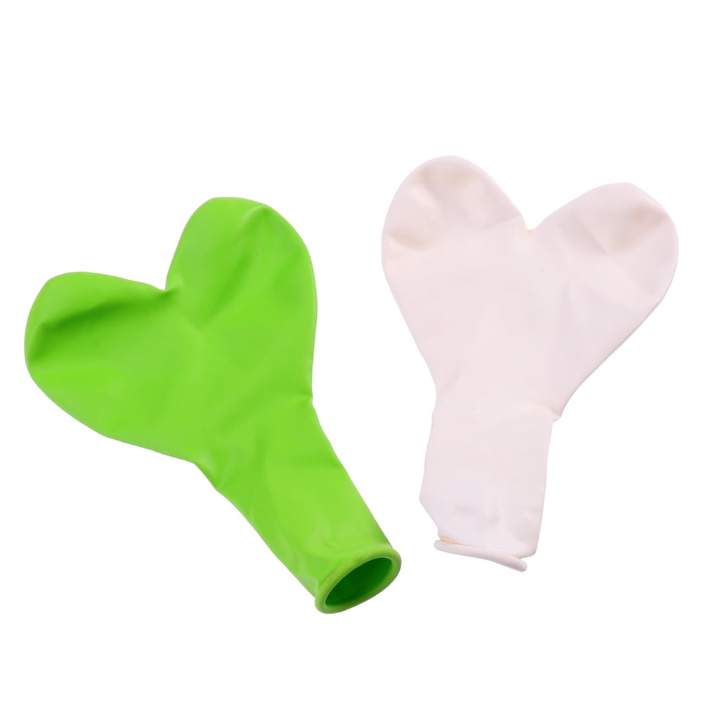 KALLORY 20Pcs Heart Shaped Latex Balloons Assorted Color for Bridal ...