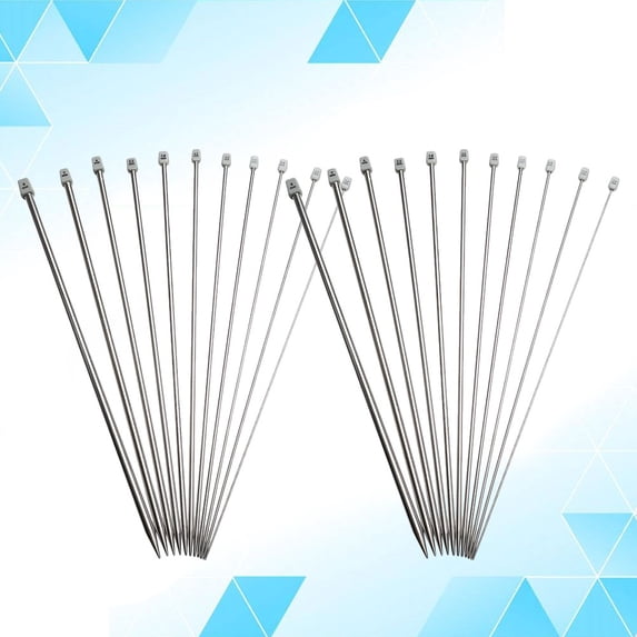 KALLORY 22Pcs Finishing Needles For Yarn In Silver Straight Shape For ...