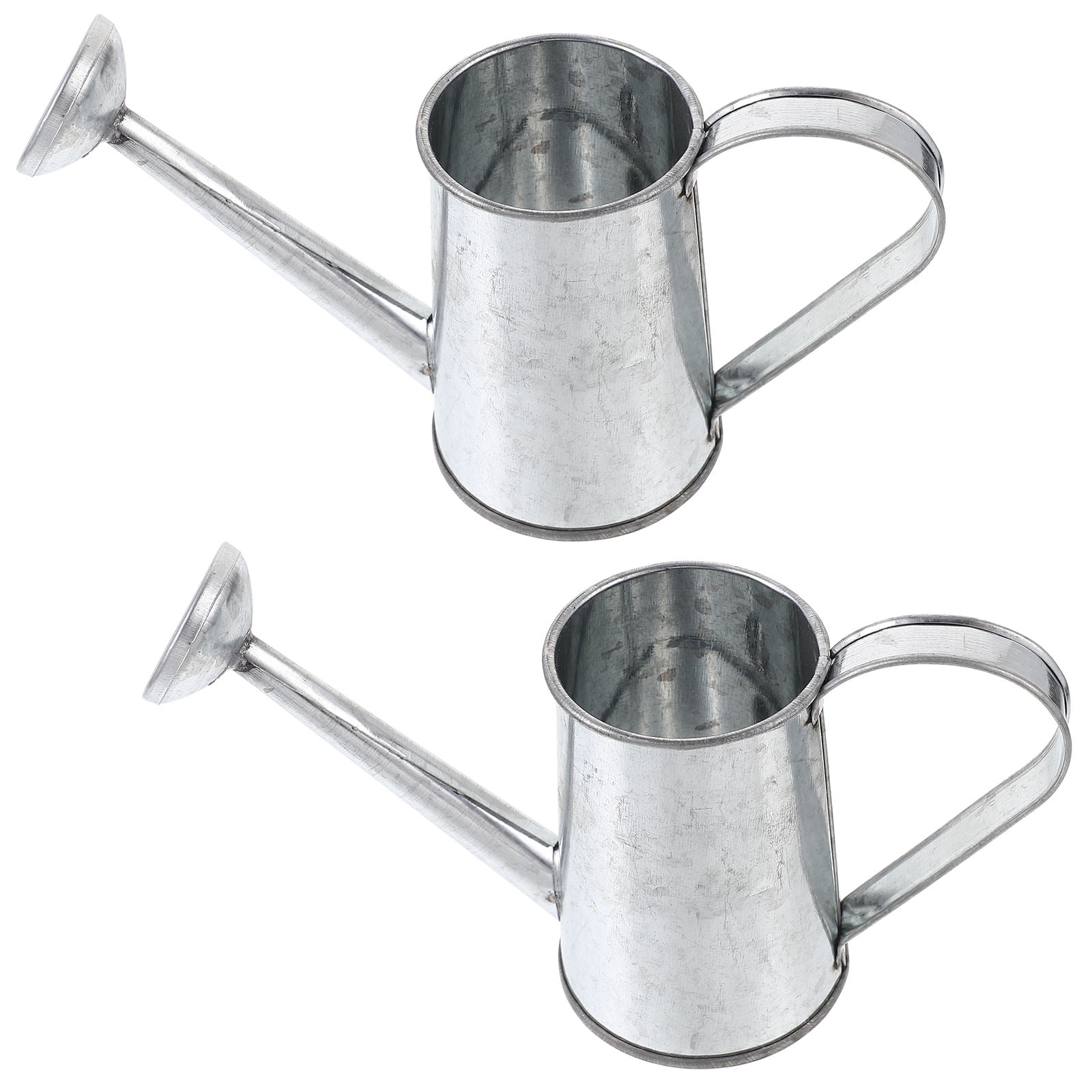 KALLORY 2Pcs 6.7X3.9X2.4in Metal Flower Bucket for Indoor Gardening ...