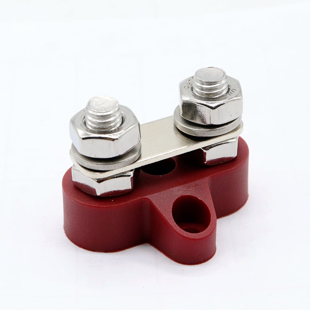 KALLORY 2Pcs Electric Connector Dual Heavy-Duty Terminal Studs for ...